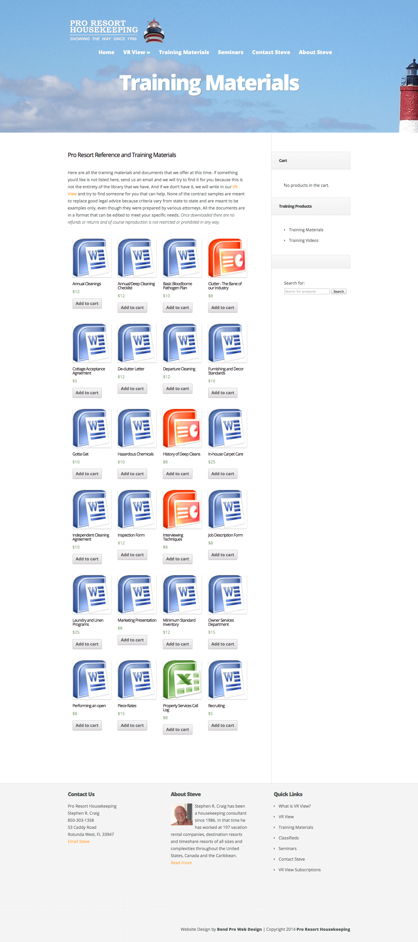 Proresort Training Materials - Bend Pro Web Design